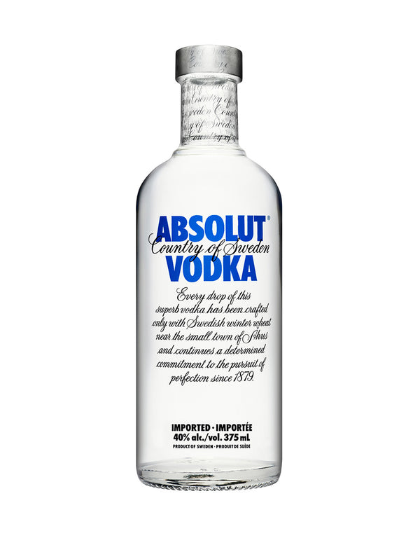 Buy Absolut Vodka - 375 ml | ZYN.ca - ZYN THE WINE MARKET LTD.
