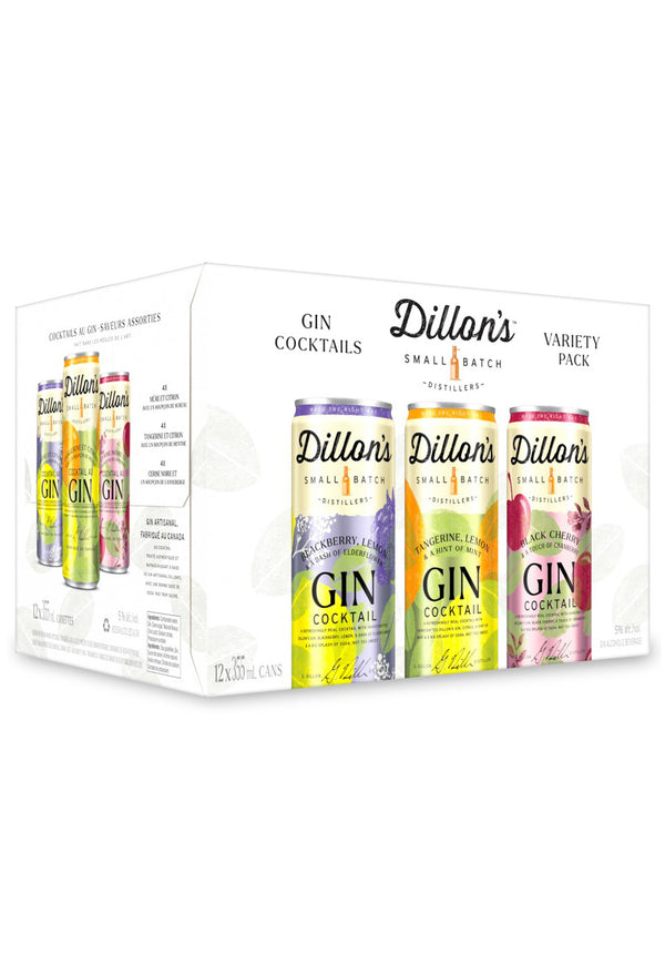 Buy Dillon's Gin Variety Pack - 12 Cans | ZYN.ca - ZYN THE WINE MARKET LTD.