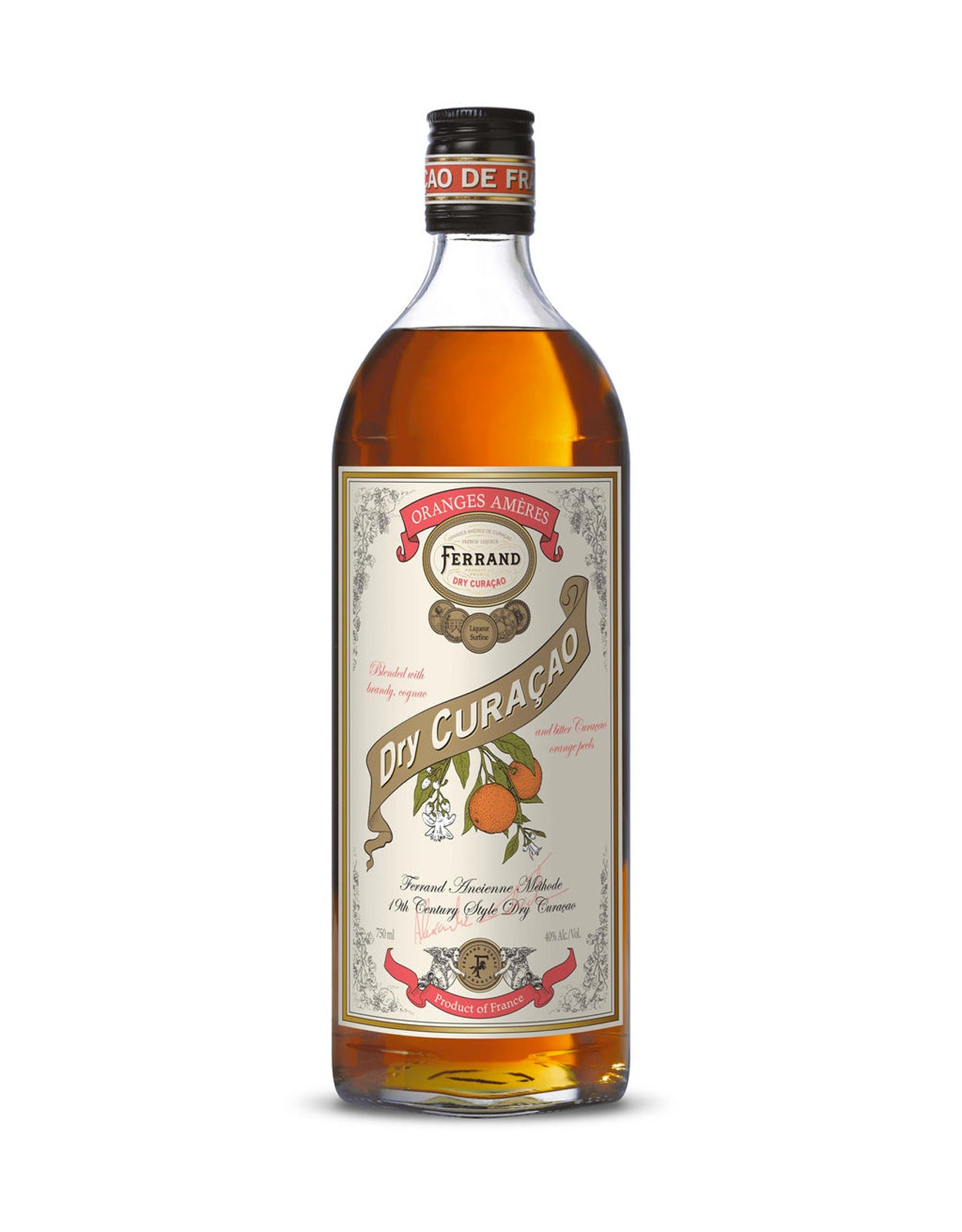 Ferrand Dry Curacao Yuzu Late Harvest - 700ml - ZYN THE WINE MARKET LTD.