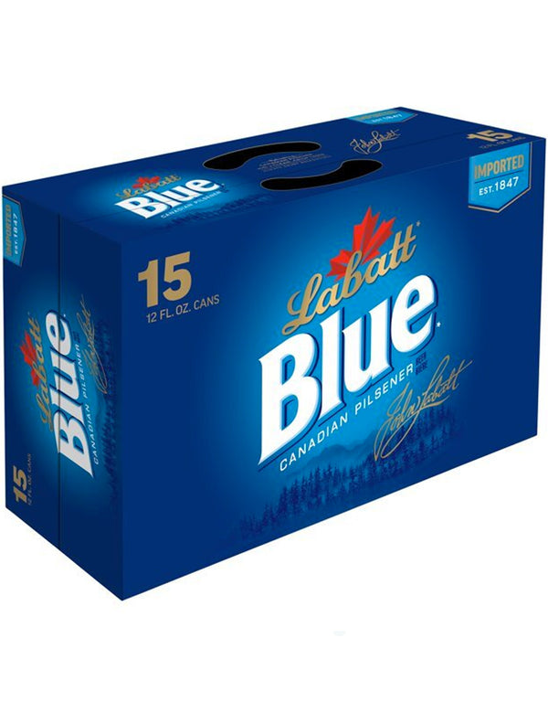 Labatt Blue 355 ml - 15 Cans - ZYN THE WINE MARKET LTD.